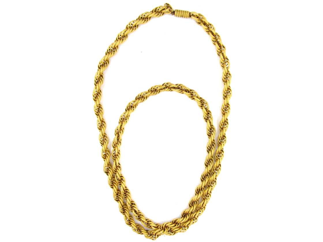 Georgian Pinchbeck Chain (265E) | The Antique Jewellery Company